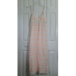 J. Crew | Dresses | Jcrew Linen Empire Waist Striped Maxi Dress | Poshmark
